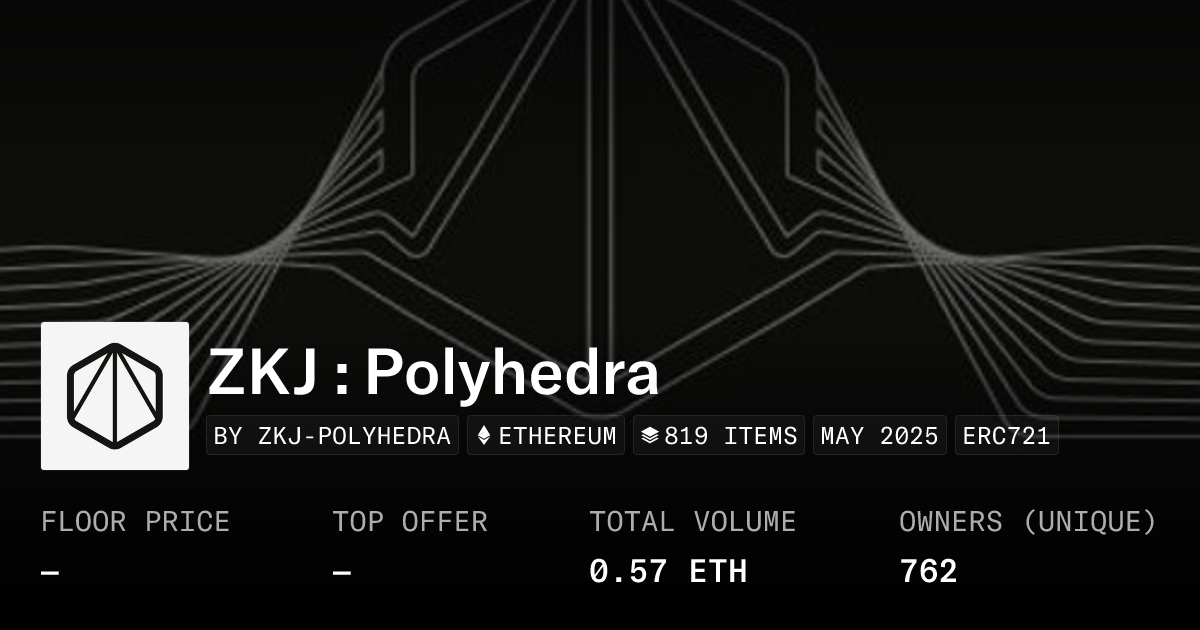 ZKJ : Polyhedra - Collection | OpenSea