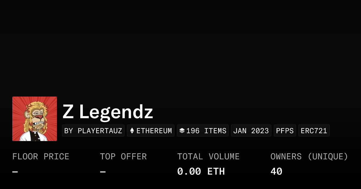 Z Legendz - Collection | OpenSea