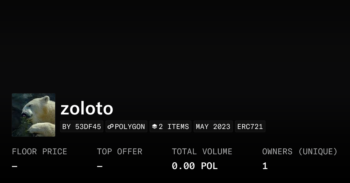 zoloto - Collection | OpenSea