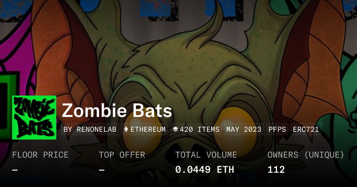 Zombie Bats - Collection | OpenSea