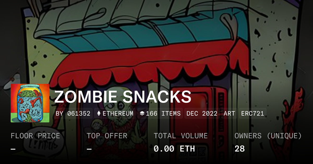 ZOMBIE SNACKS - Collection | OpenSea