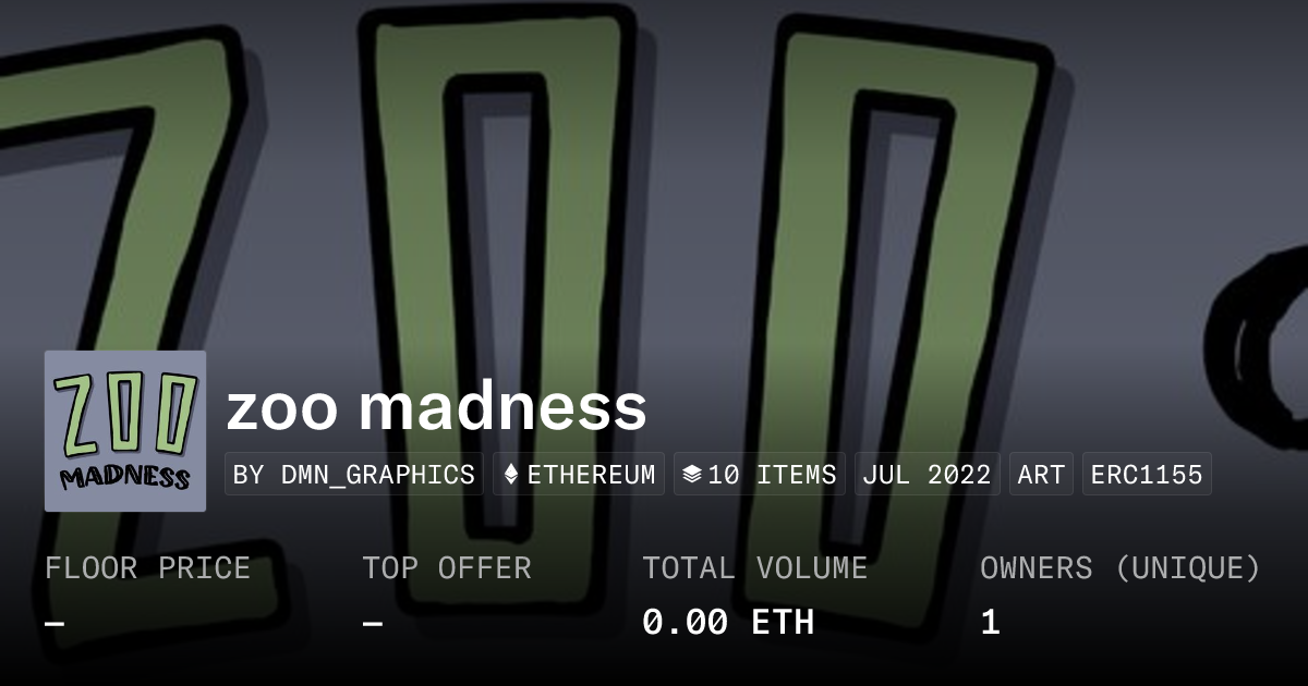 zoo madness - Collection | OpenSea
