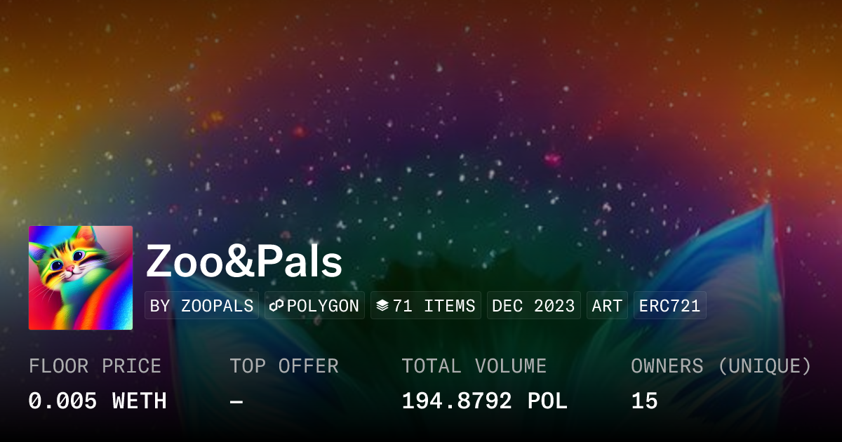 Zoo&Pals - Collection | OpenSea