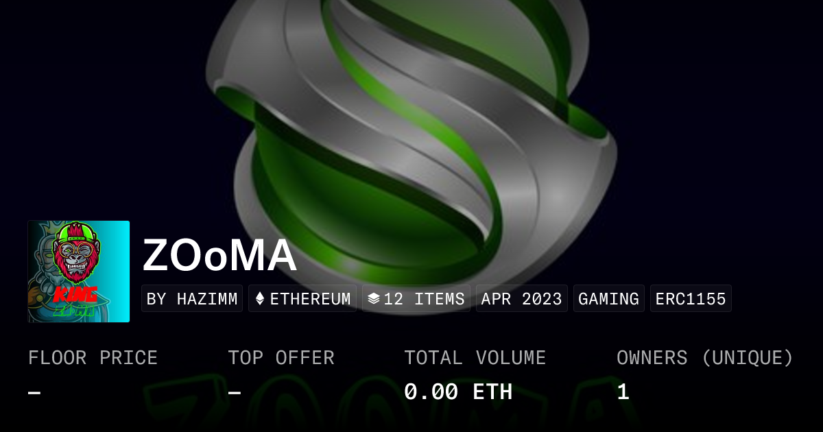 ZOoMA - Collection | OpenSea