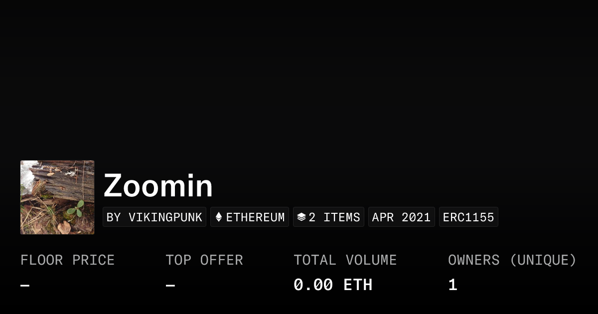 Zoomin - Collection | OpenSea