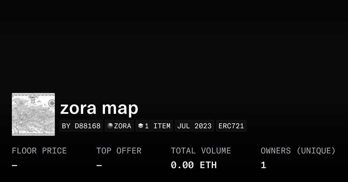 zora map - Collection | OpenSea