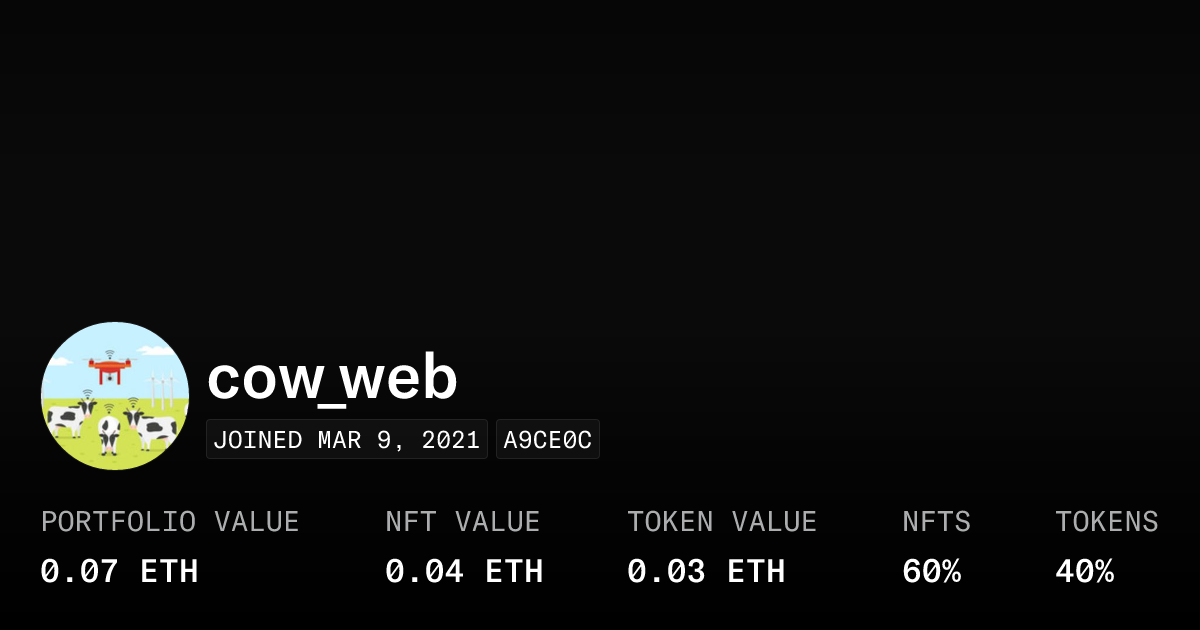 cow_web - Perfil | OpenSea