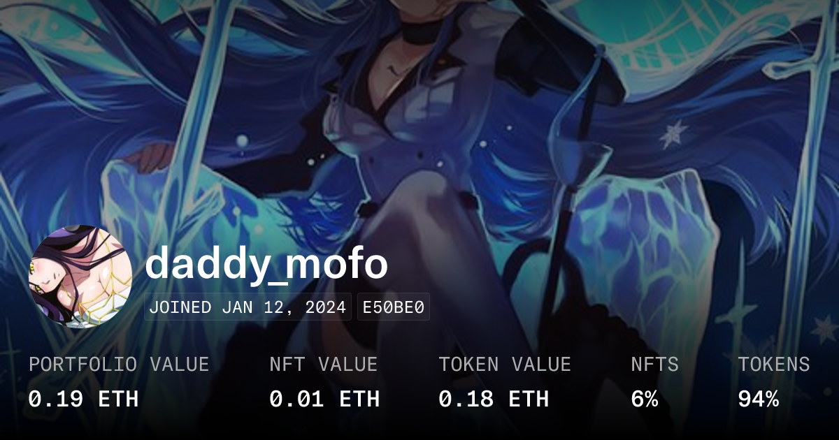 daddy_mofo - Profile | OpenSea