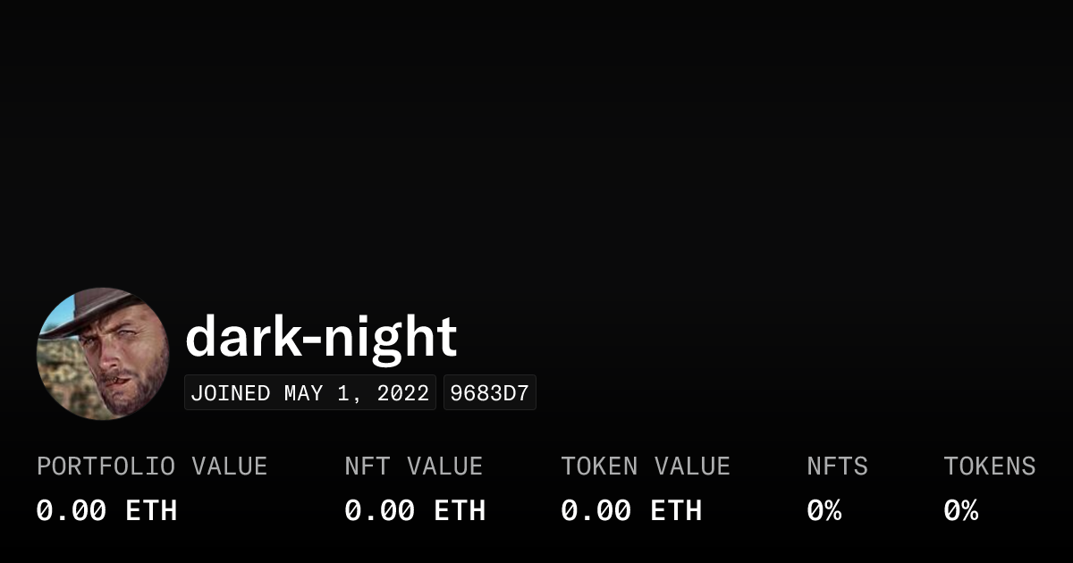 dark-night - Profile | OpenSea