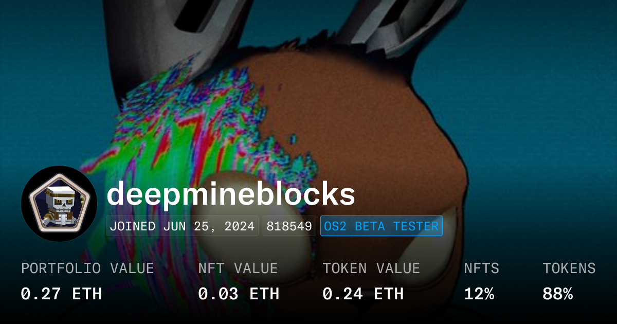 deepmineblocks - Profile | OpenSea
