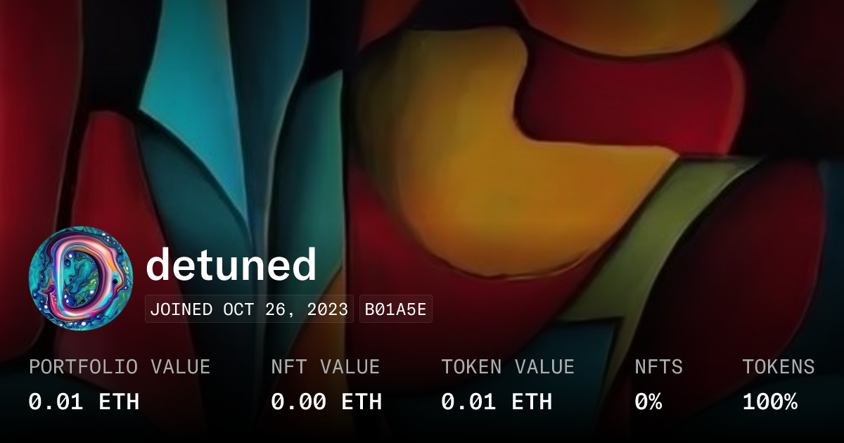 detuned - Profile | OpenSea