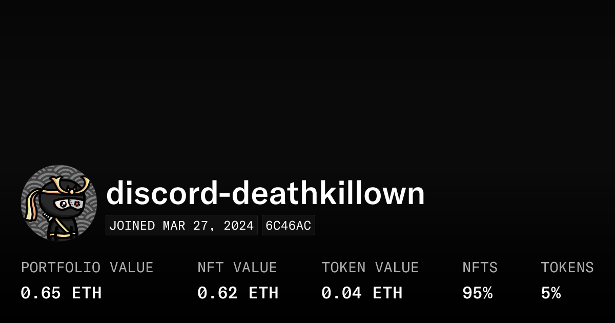 discord-deathkillown - Profile | OpenSea