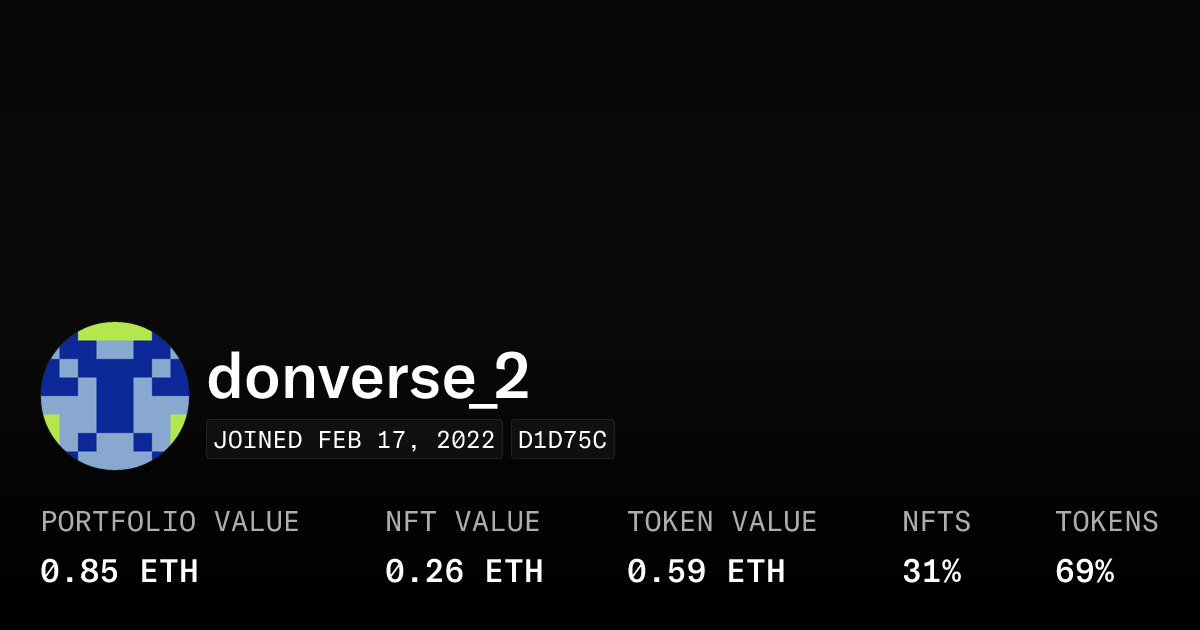 donverse_2 - Profile | OpenSea