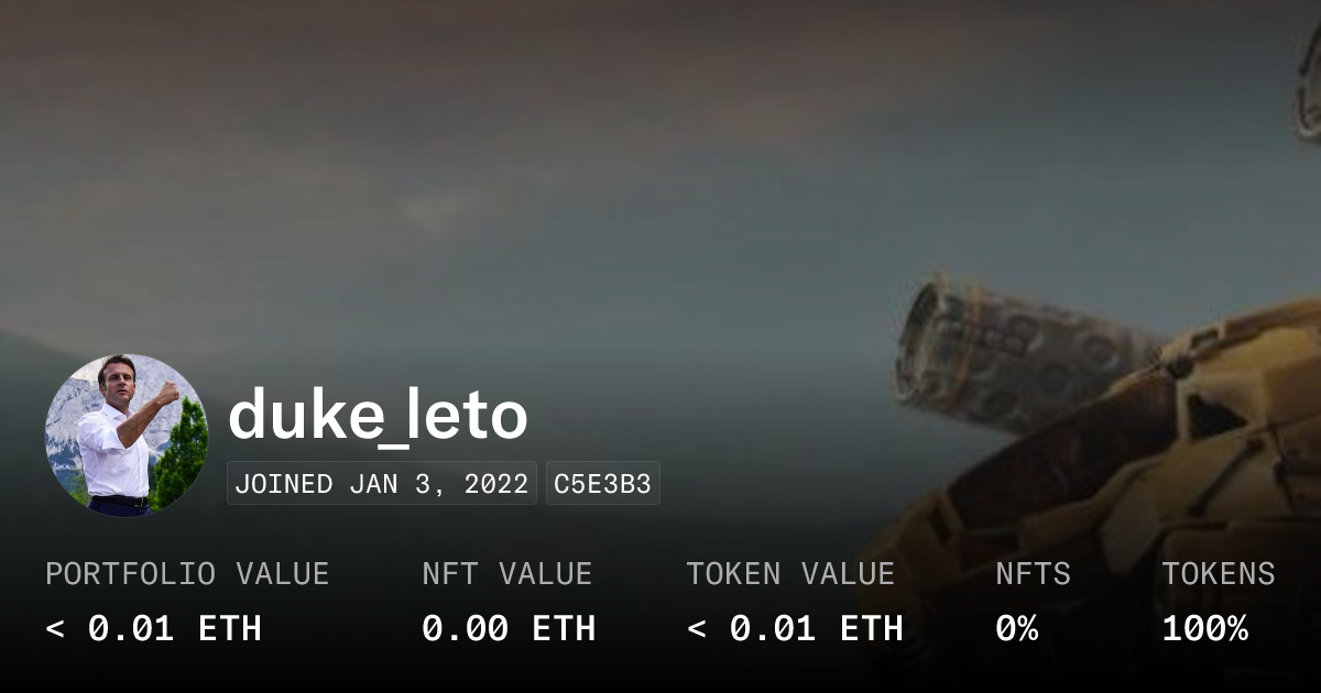 duke_leto - Profile | OpenSea