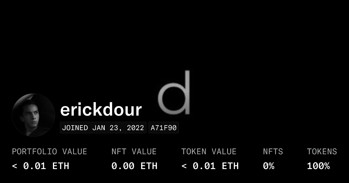 erickdour - Profile | OpenSea