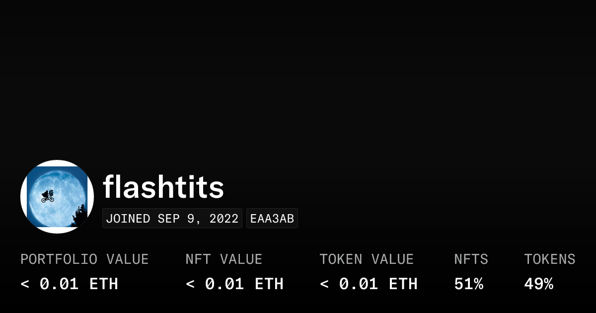 flashtits - Profile | OpenSea