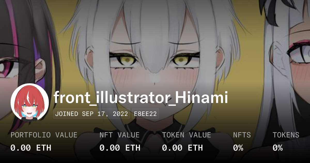 front_illustrator_Hinami - Profile | OpenSea