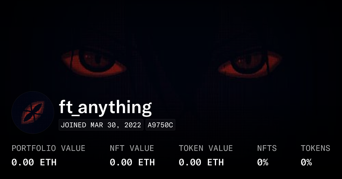 ft_anything - Perfil | OpenSea