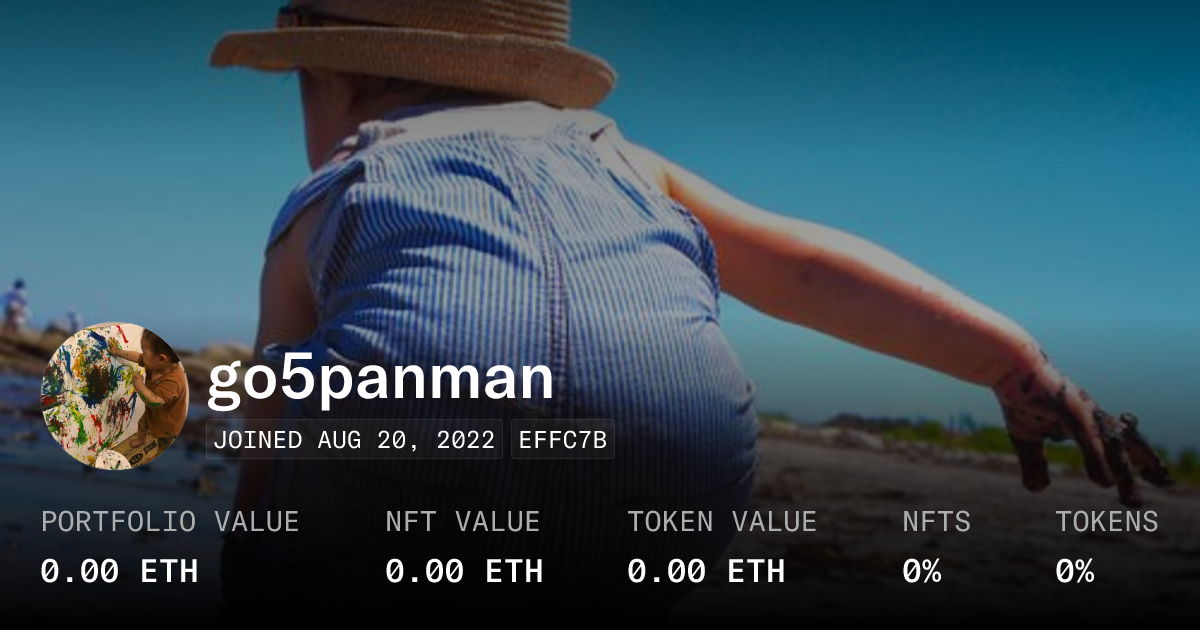 go5panman - Profile | OpenSea