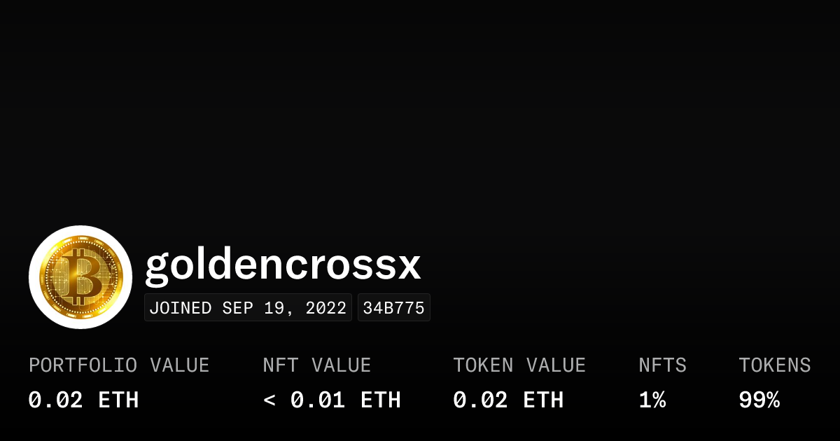 goldencrossx - Profile | OpenSea