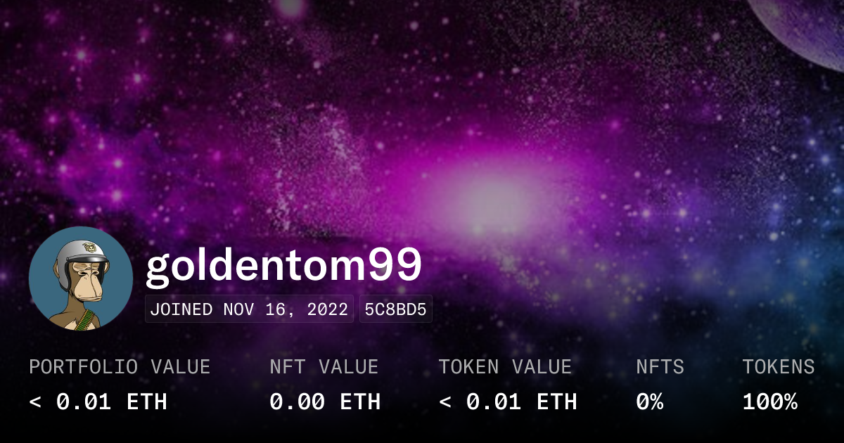 goldentom99 - Profile | OpenSea