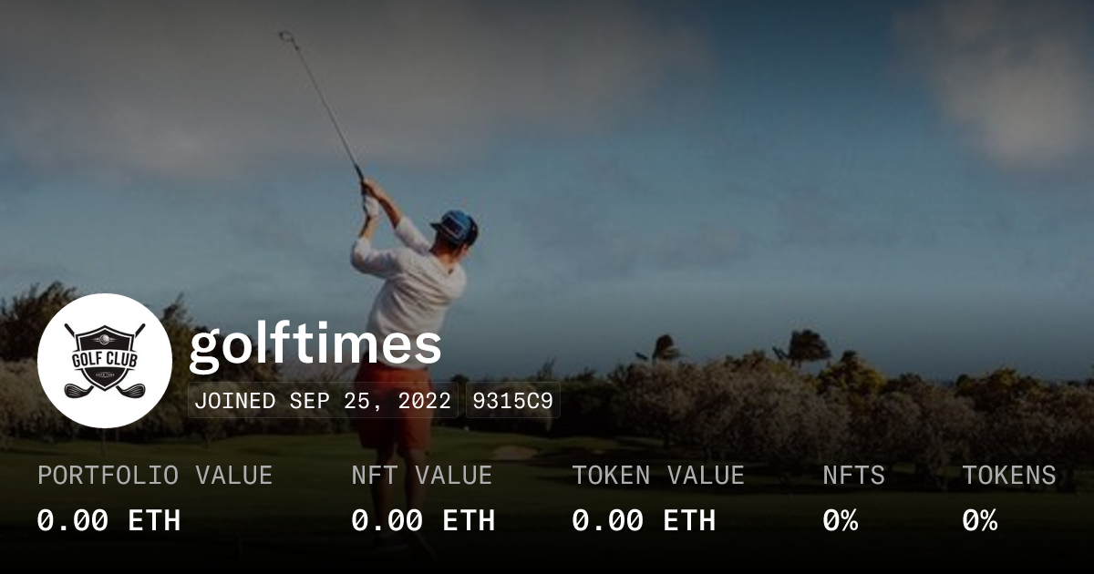 golftimes - Profile | OpenSea