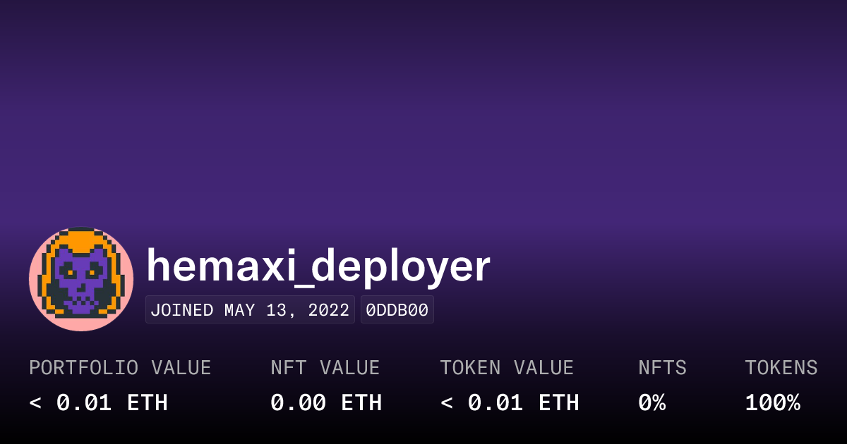 hemaxi_deployer - Profile | OpenSea