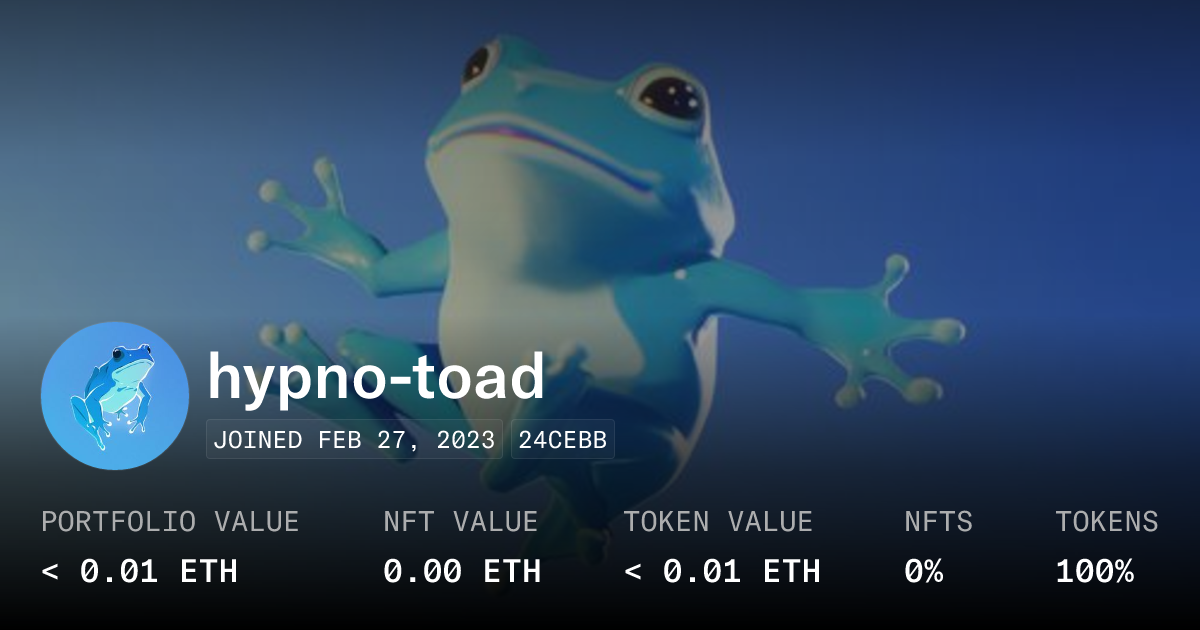 hypno-toad - Profile | OpenSea