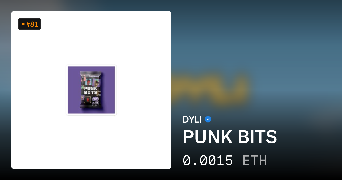PUNK BITS - DYLI | OpenSea