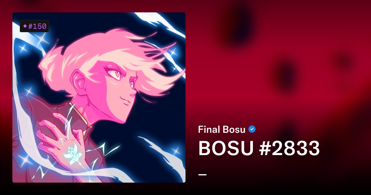 BOSU #2833 - Final Bosu | OpenSea