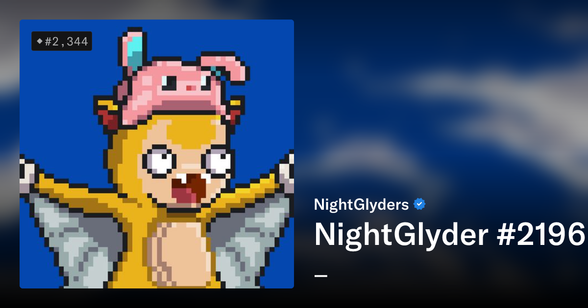 NightGlyder #2196 - NightGlyders | OpenSea