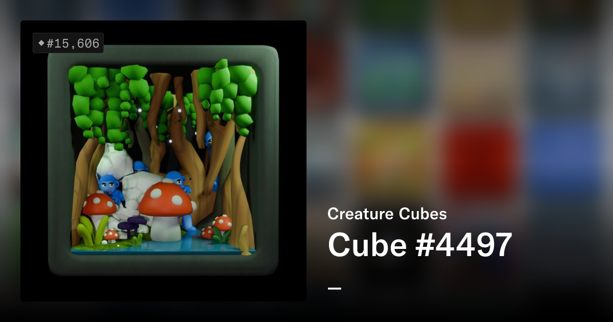 Cube #4497 - Creature Cubes | OpenSea