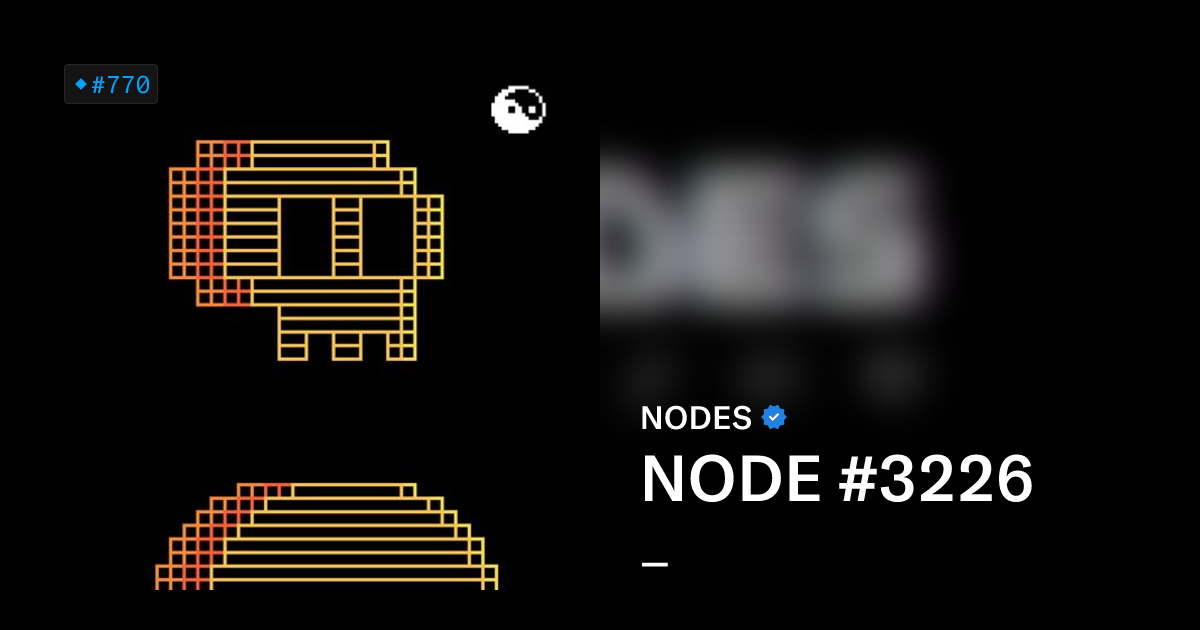 NODE #3226 - NODES | OpenSea