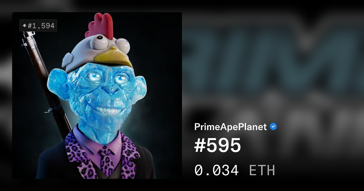 #595 - PrimeApePlanet | OpenSea