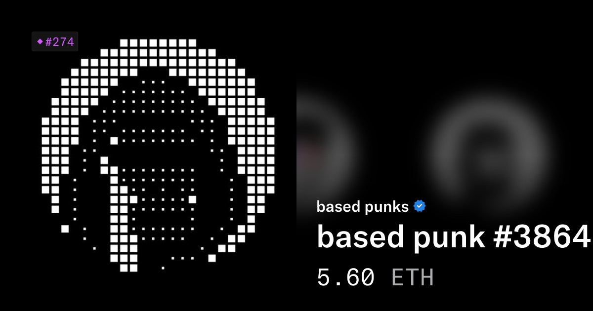 based punk #3864 - based punks | OpenSea