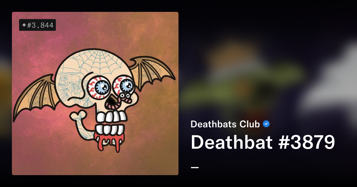 Deathbat #3879 - Deathbats Club | OpenSea