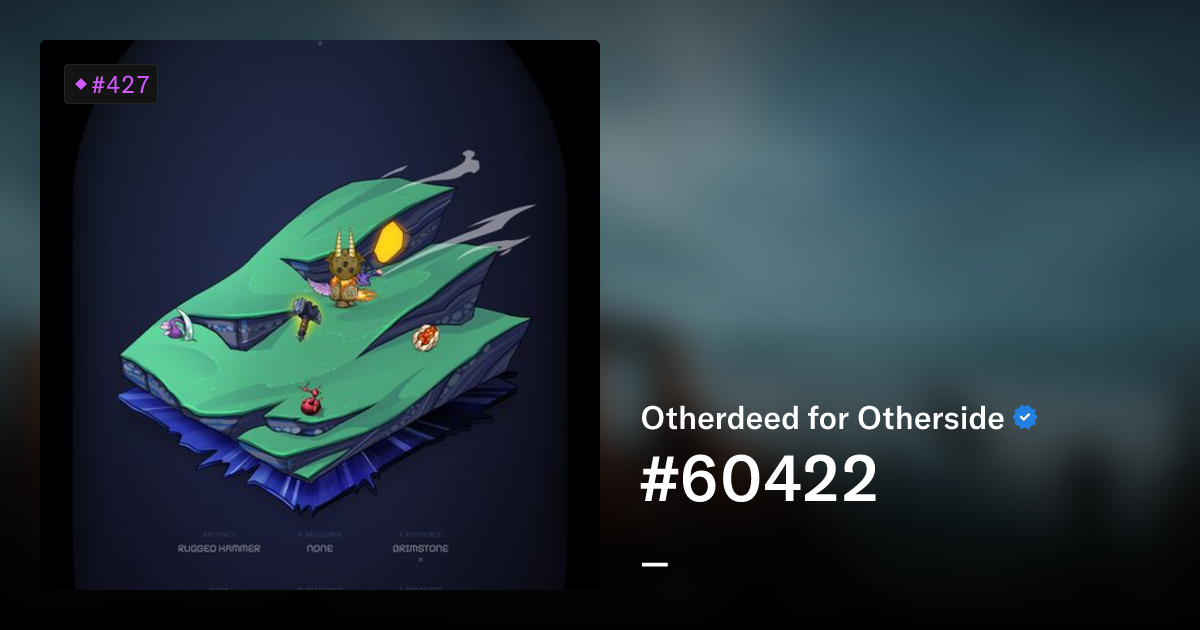 #60422 - Otherdeed for Otherside | OpenSea