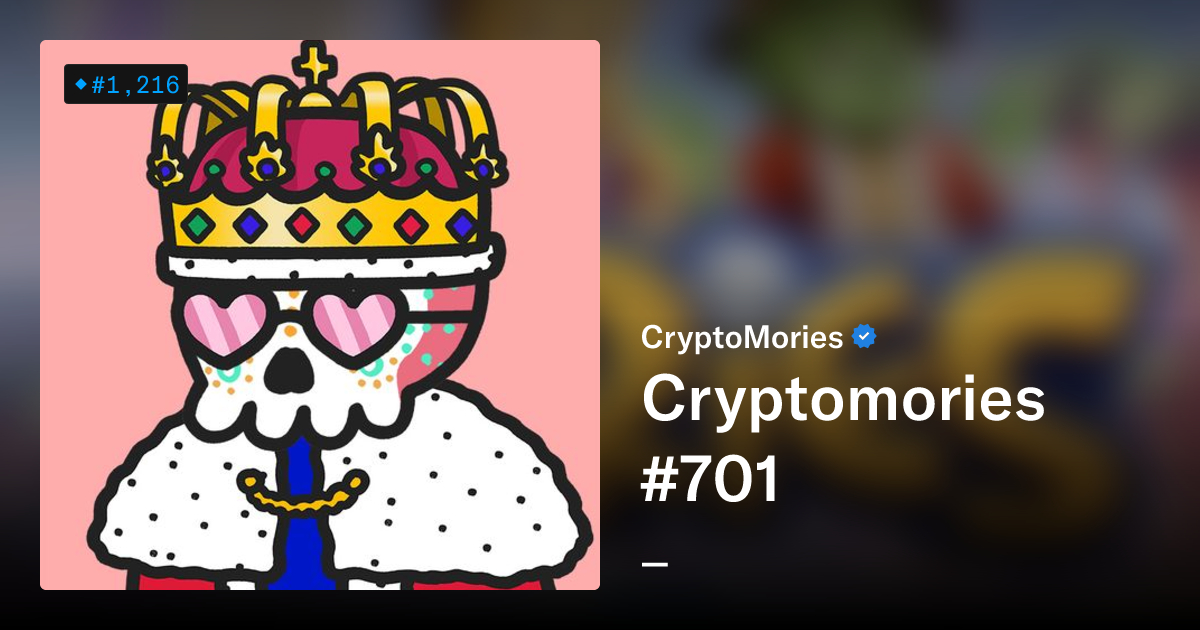 Cryptomories #701 - CryptoMories | OpenSea