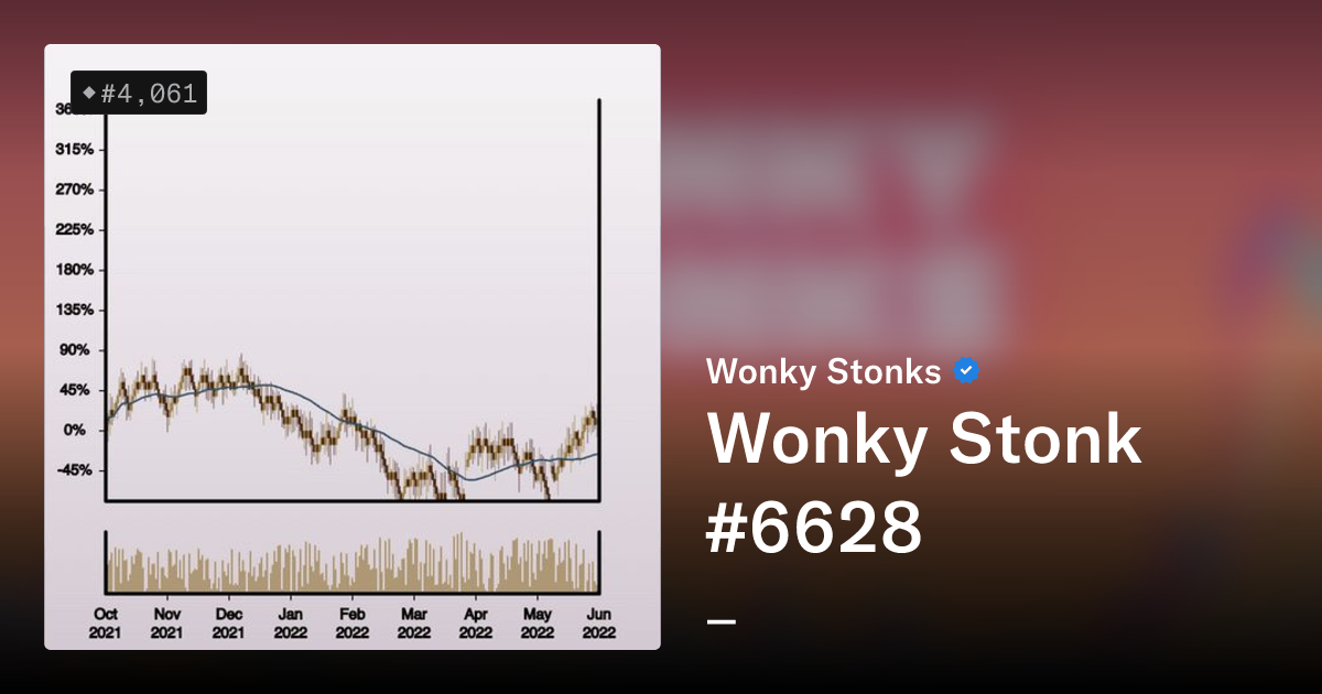 Wonky Stonk #6628 - Wonky Stonks | OpenSea