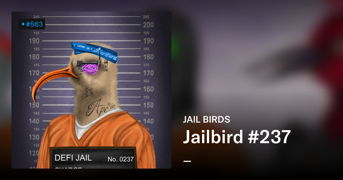 Jailbird #237 - JAIL BIRDS | OpenSea