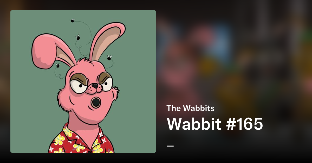 Wabbit #165 - The Wabbits | OpenSea