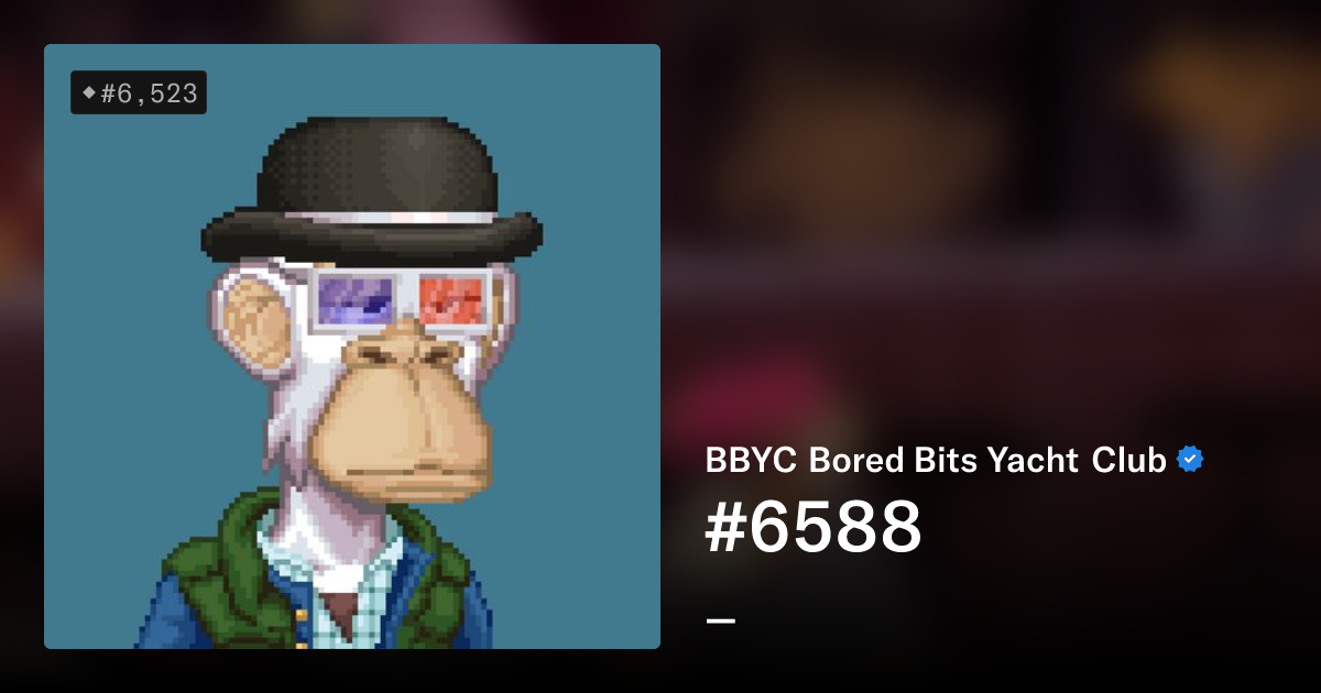 #6588 - BBYC Bored Bits Yacht Club | OpenSea