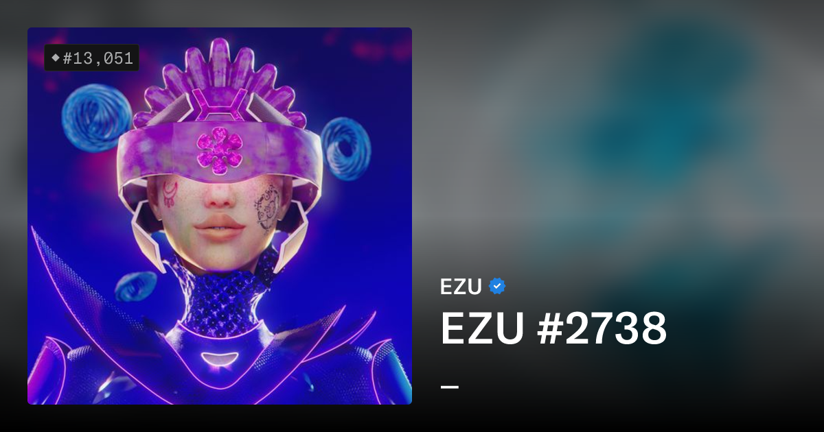 EZU #2738 - EZU | OpenSea