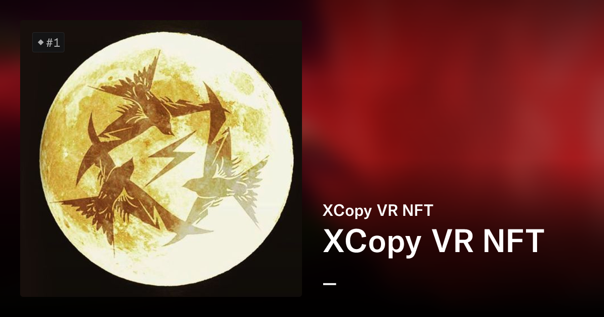 XCopy VR NFT - XCopy VR NFT | OpenSea