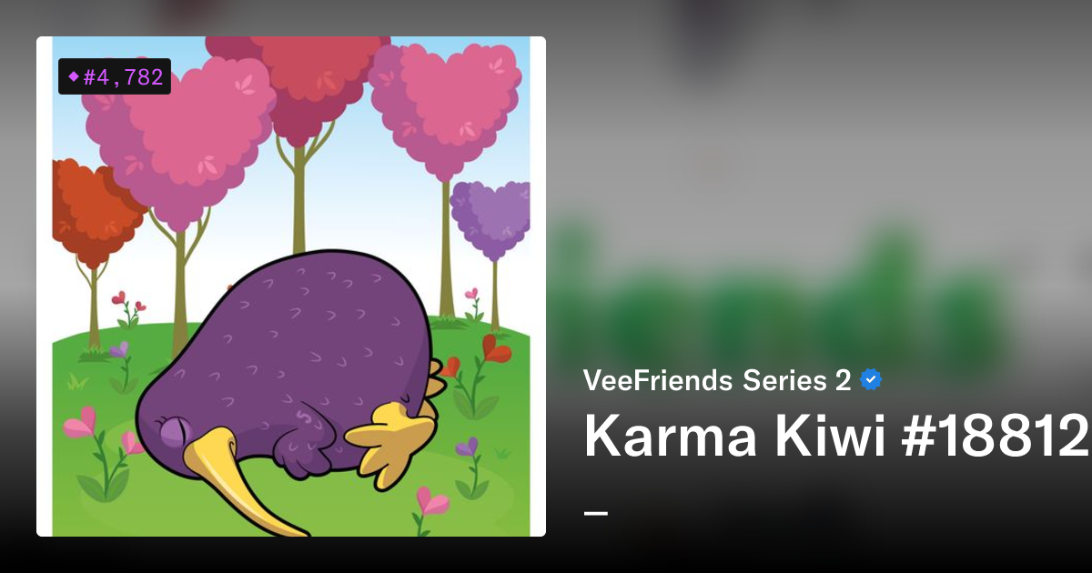 Karma Kiwi #18812 - VeeFriends Series 2 | OpenSea