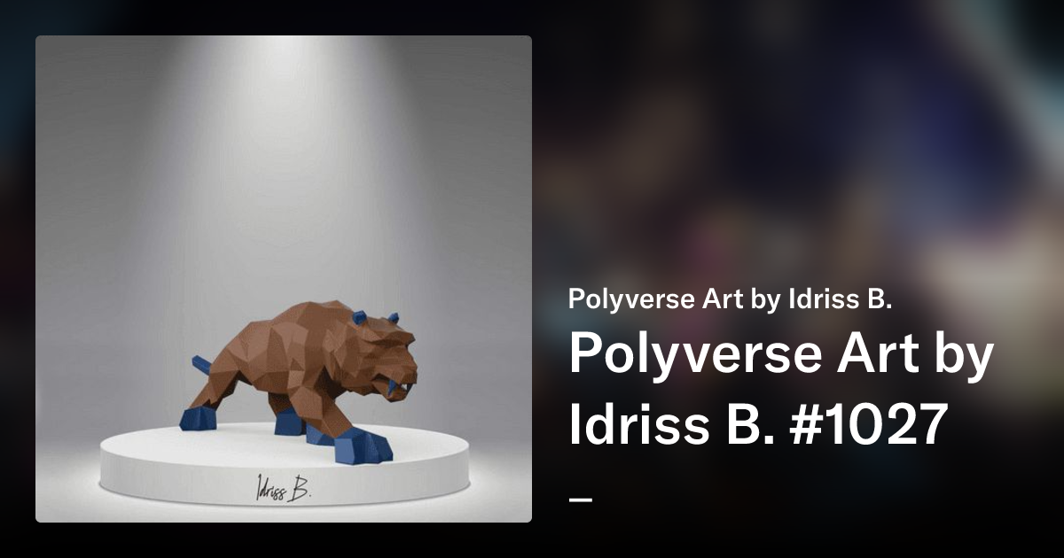 Polyverse Art by Idriss B. #1027 - Polyverse Art by Idriss B. | OpenSea