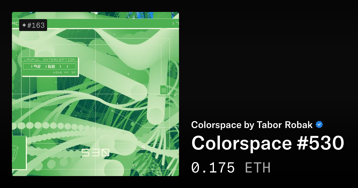 Colorspace #530 - Colorspace by Tabor Robak | OpenSea