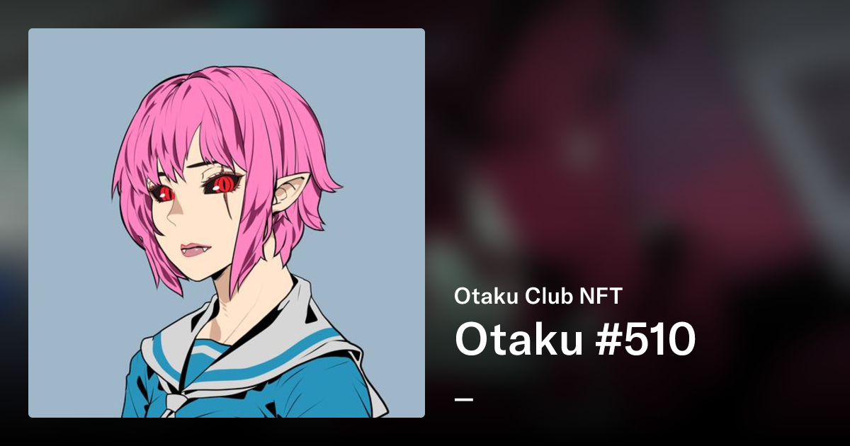 Otaku #510 - Otaku Club NFT | OpenSea