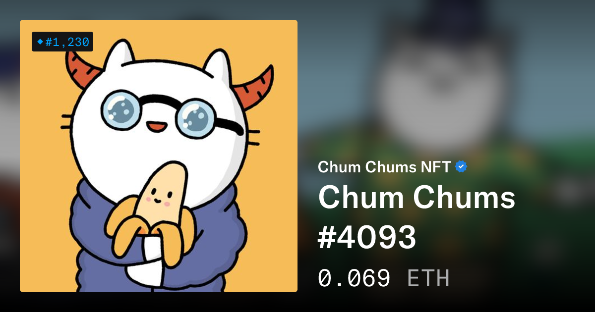 Chum Chums #4093 - Chum Chums NFT | OpenSea