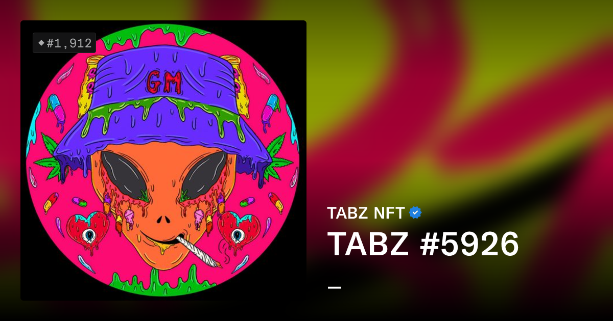 TABZ #5926 - TABZ NFT | OpenSea